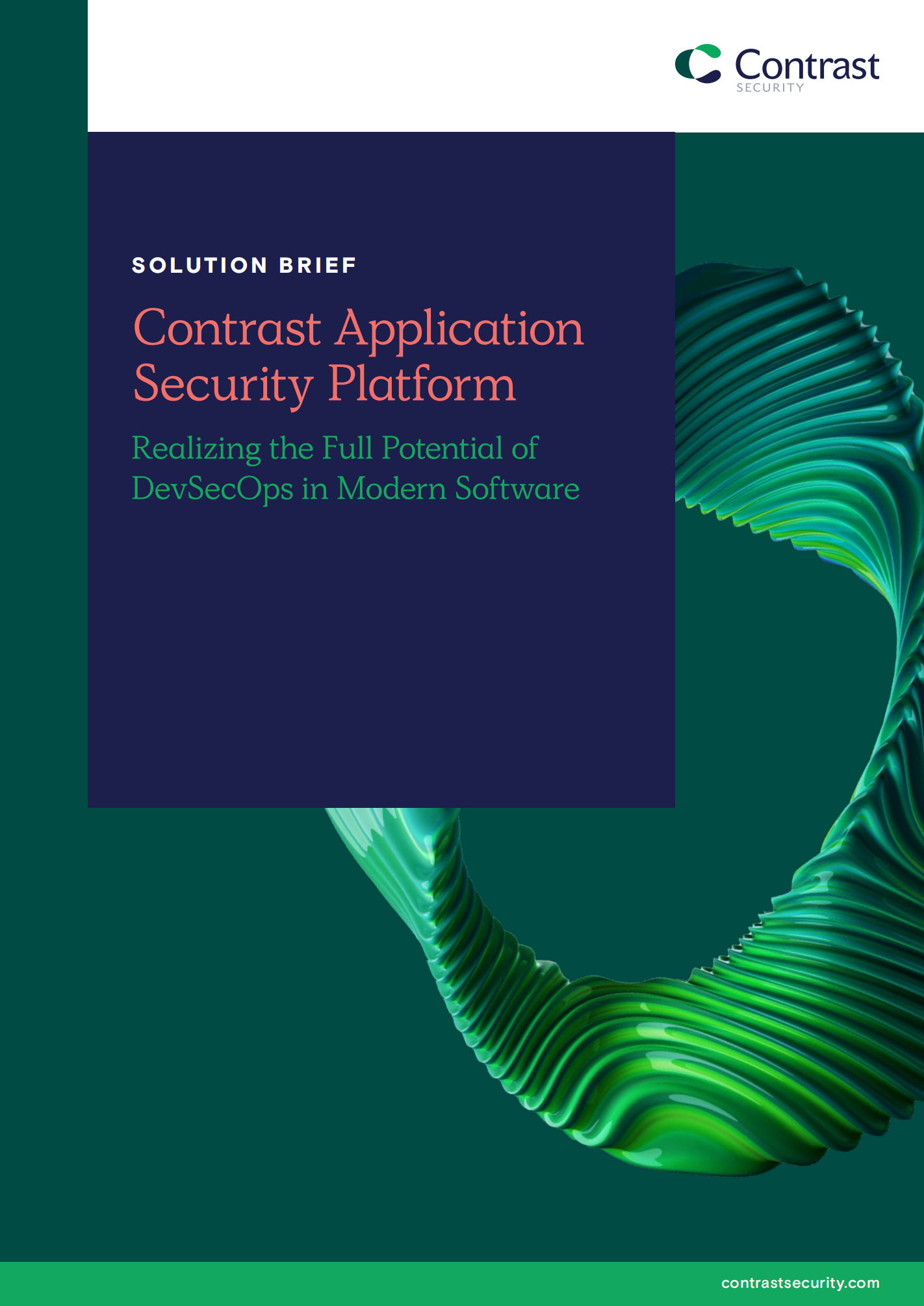 行业报告 《contrast Application Security Platformsolution Brieffinal